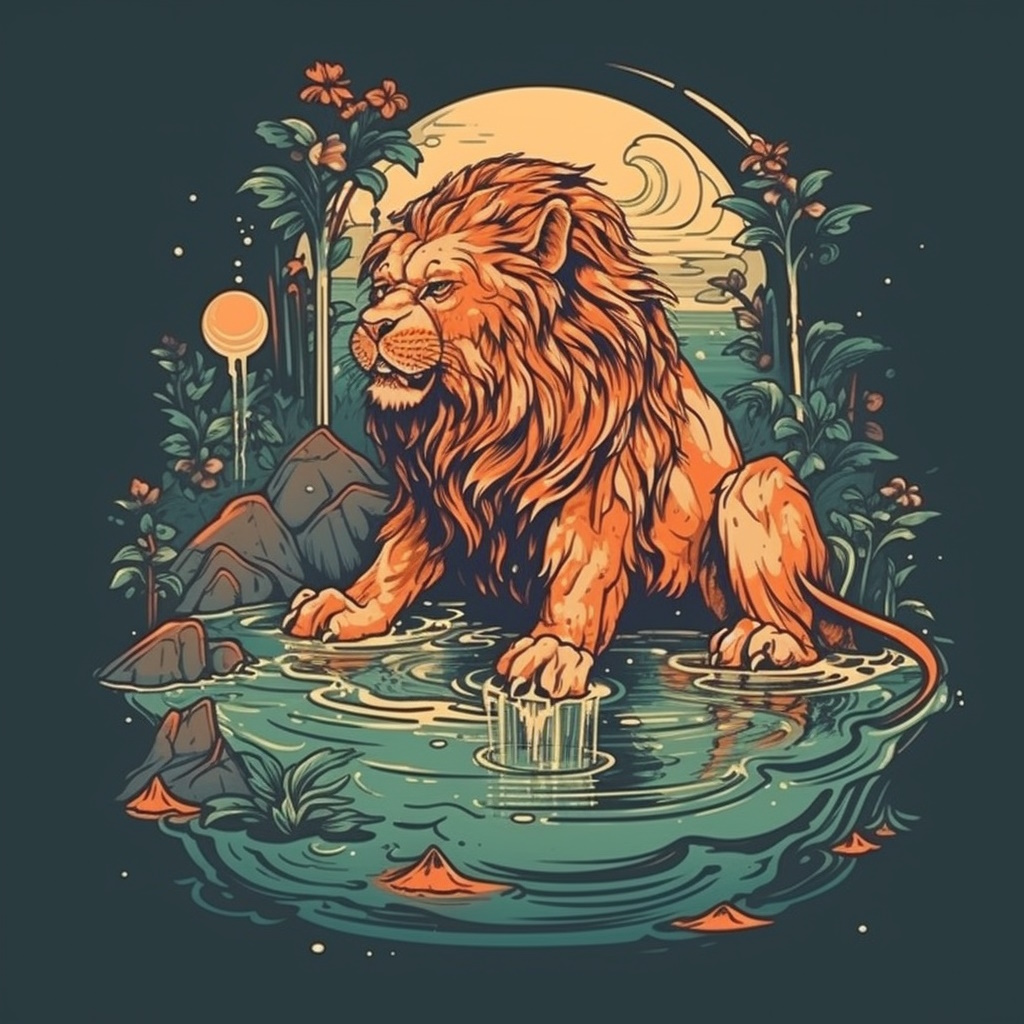 Cuento 'El león y su reflejo' - psicologia.com